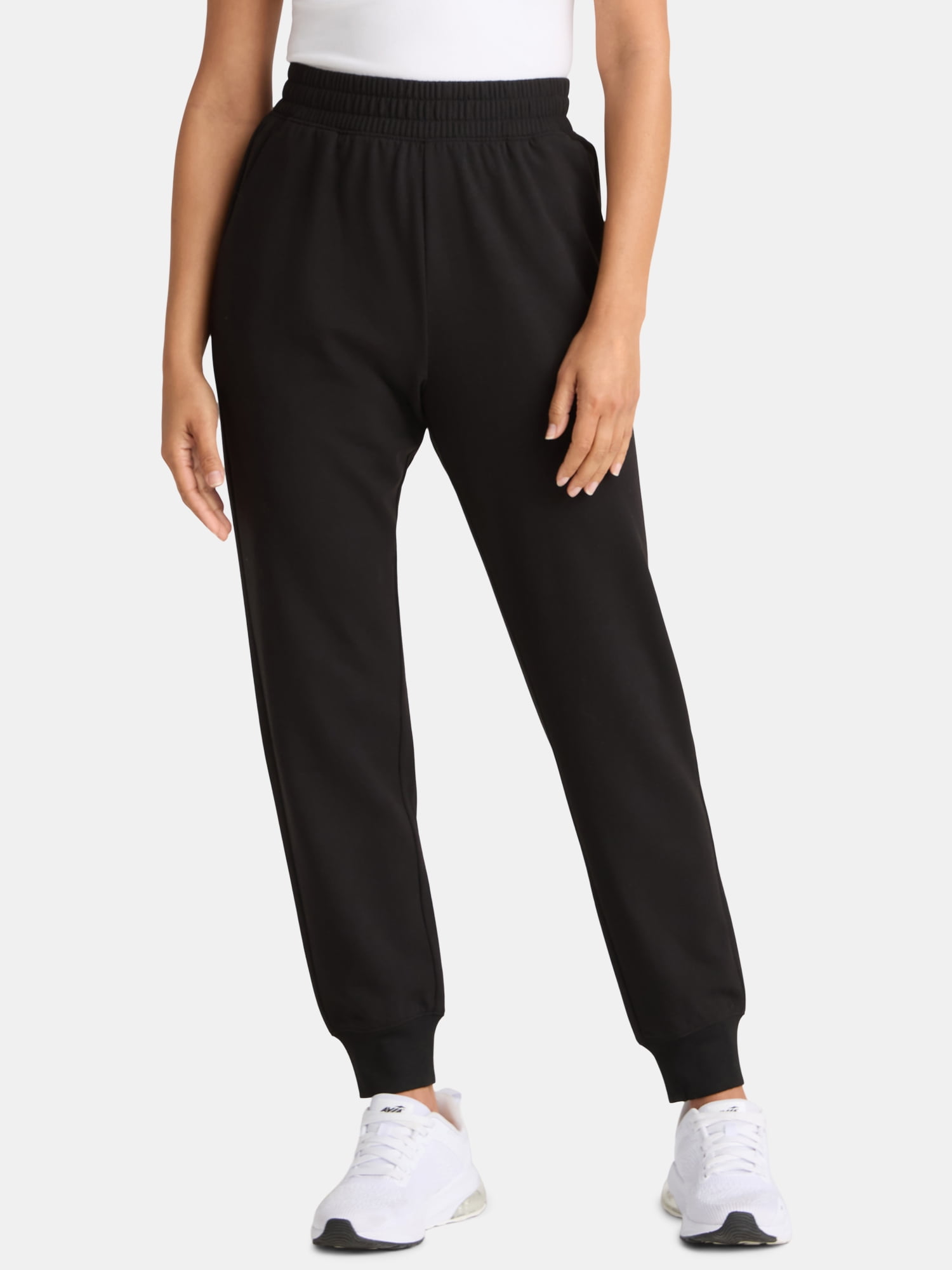 Athletic Works Women's and Women's Plus Super Soft Jogger Sweatpants ...
