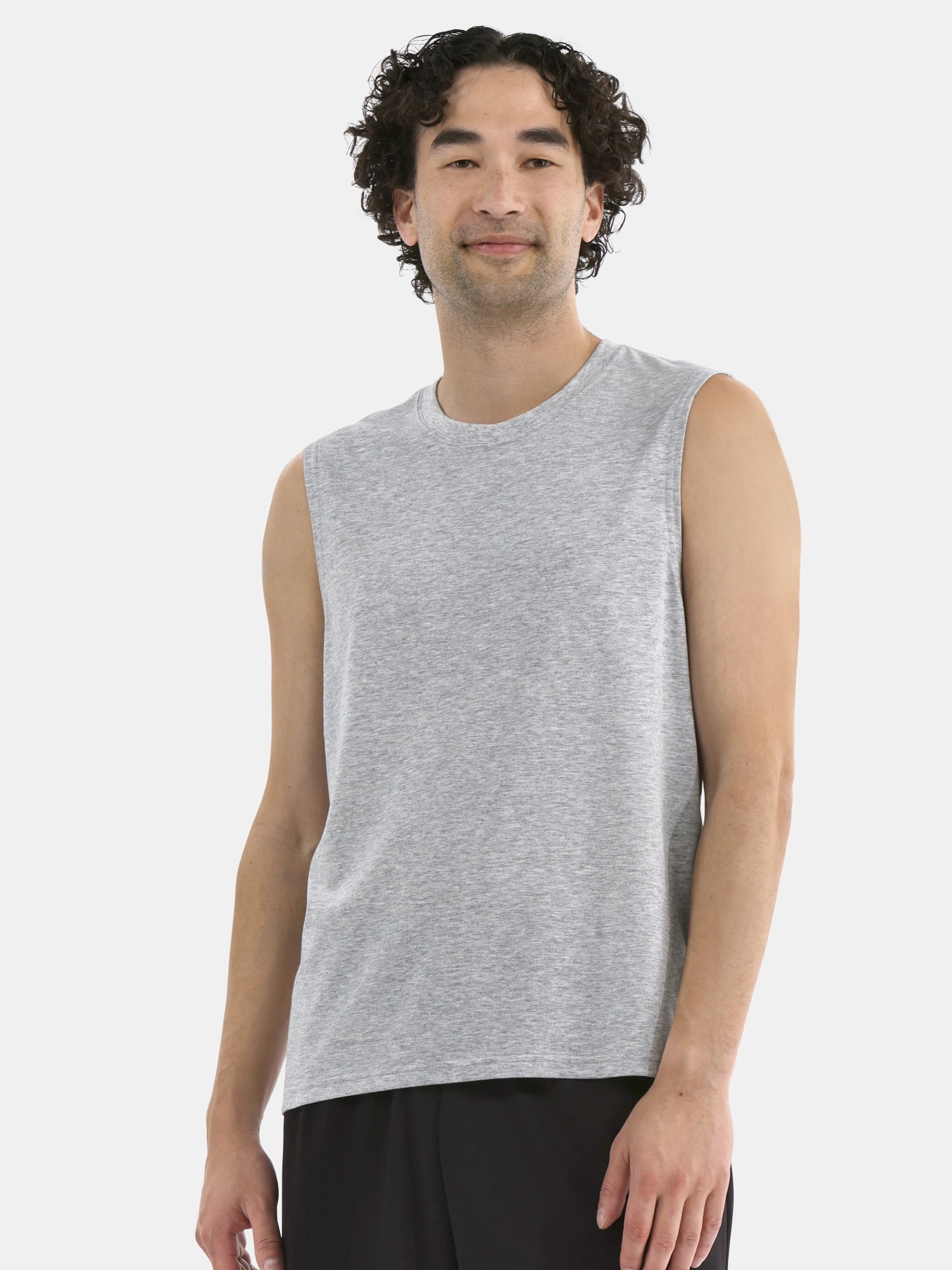 Athletic Works Men's & Big & Tall Tri-Blend Muscle Tee Shirt Tank Top ...