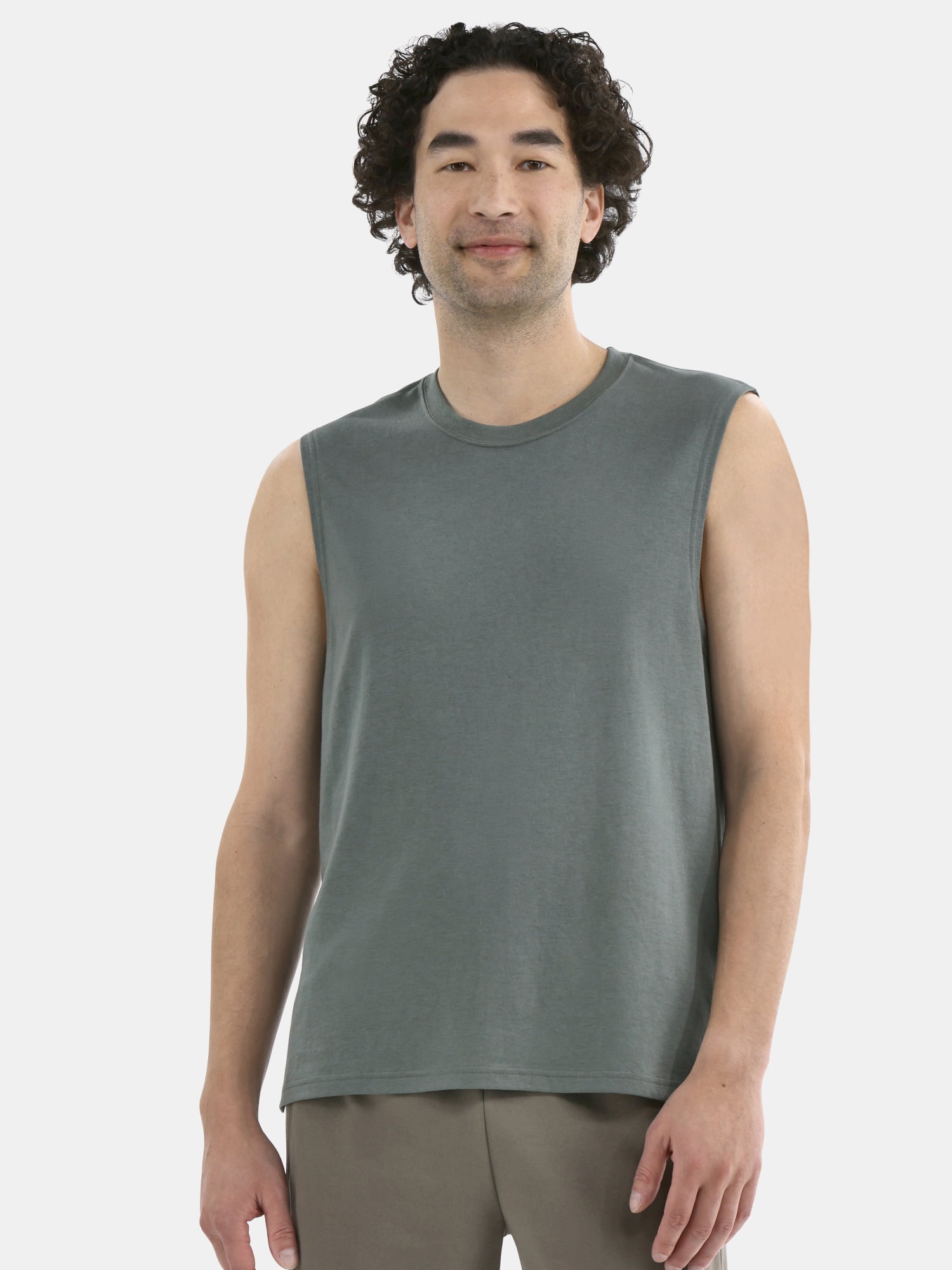 Athletic Works Men's Tri Blend Muscle Tank Top, Sizes XS-4XLT - Walmart.com