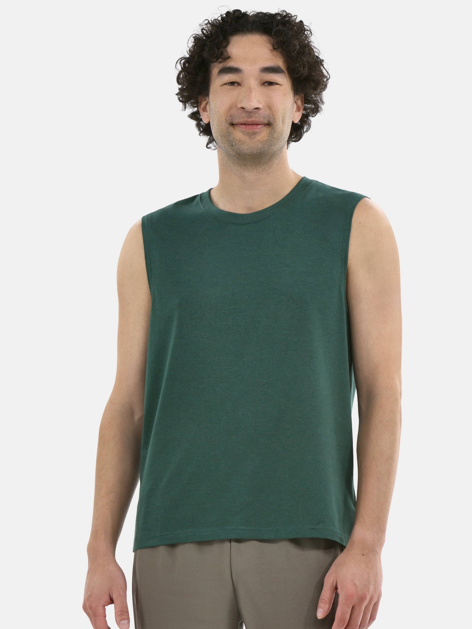 Athletic Works Men's & Big & Tall Tri-Blend Muscle Tee Shirt Tank Top ...