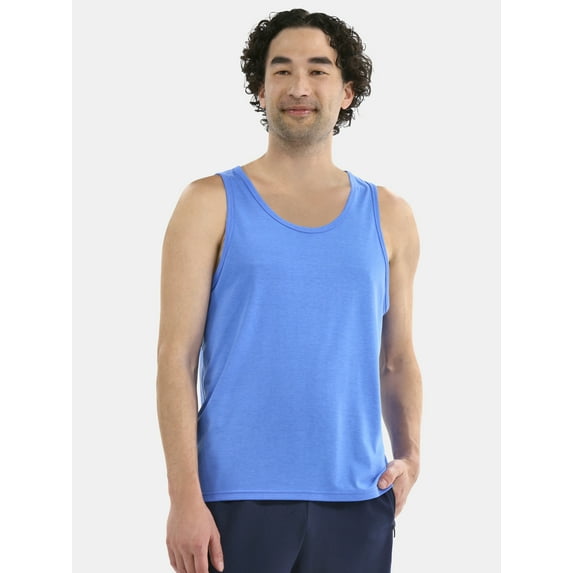 Athletic Works Men's & Men's Big & Tall Tri Blend Tank Top, Sizes XS ...