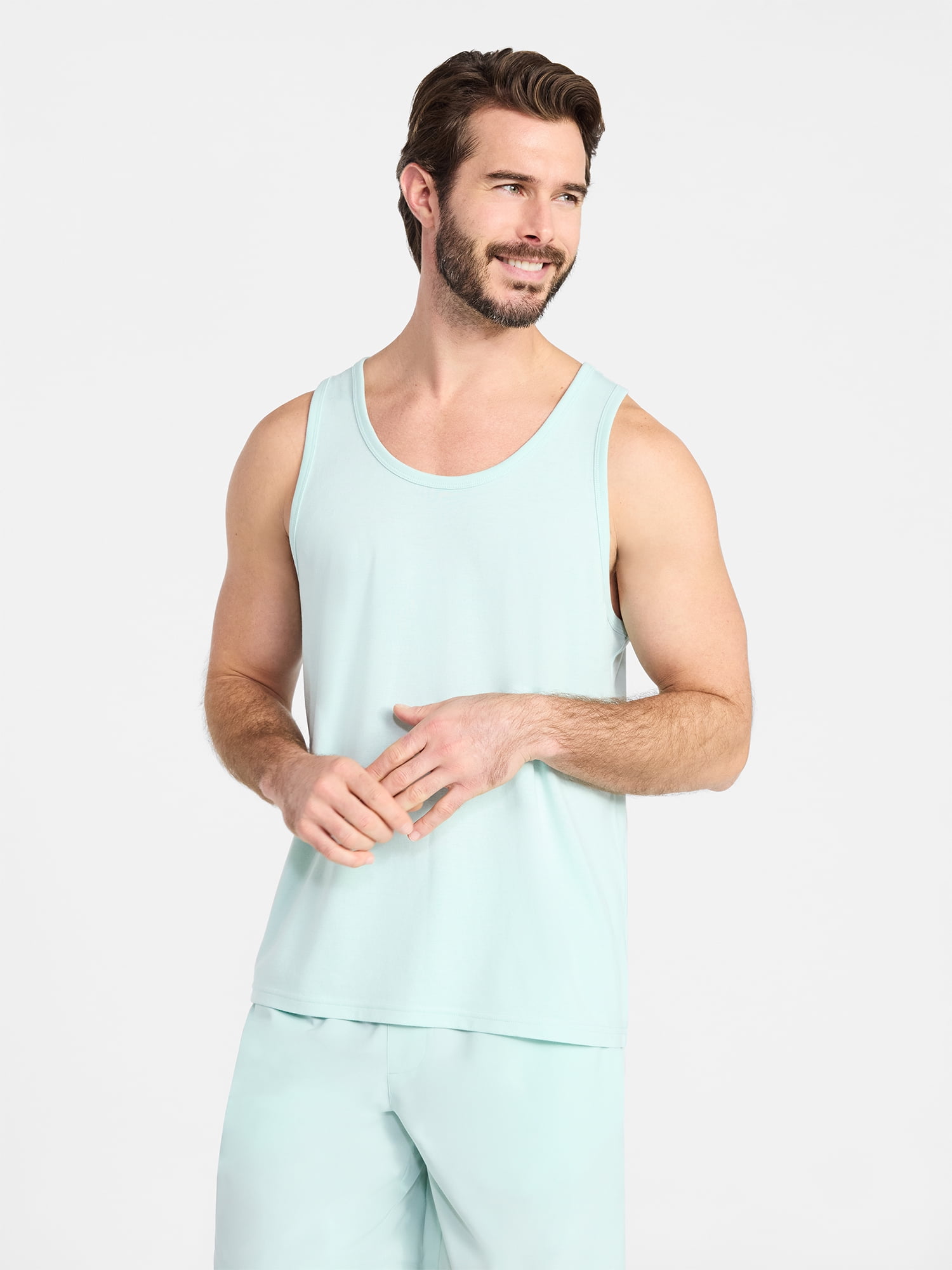 Athletic Works Men's and Big Men's Tri Blend Tank Top, Sizes XS-4XLT ...