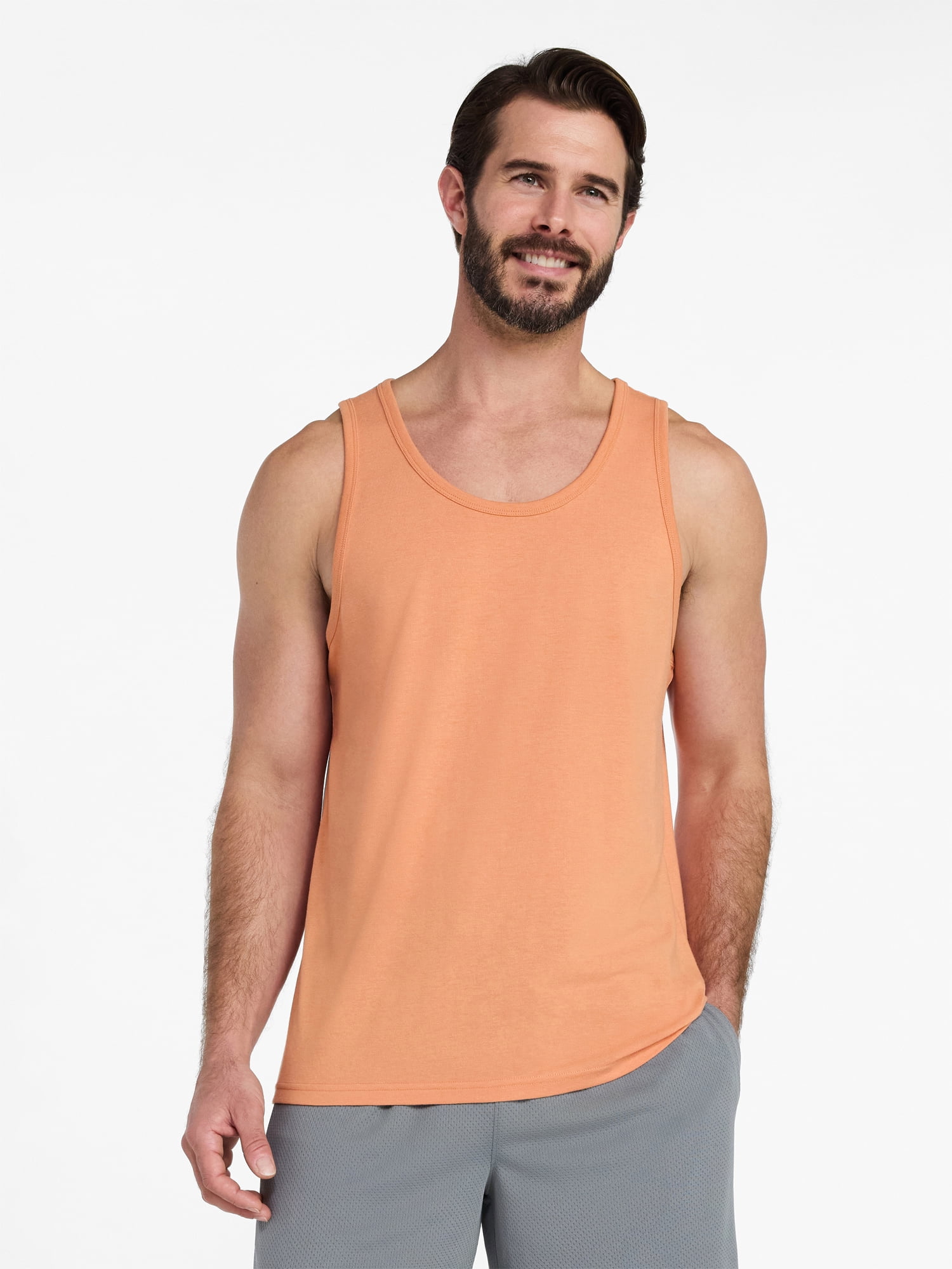 Athletic Works Men's and Men's Big & Tall Tri-Blend Tank Top, Sizes XS ...