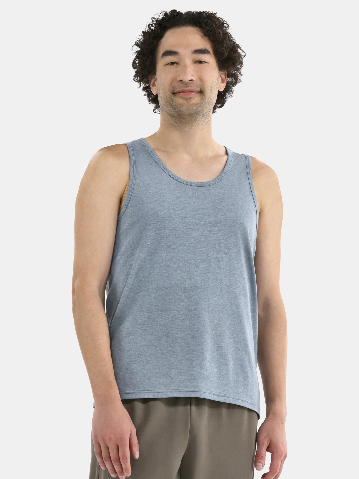 Athletic Works Men's & Men's Big & Tall Tri Blend Tank Top, Sizes XS ...