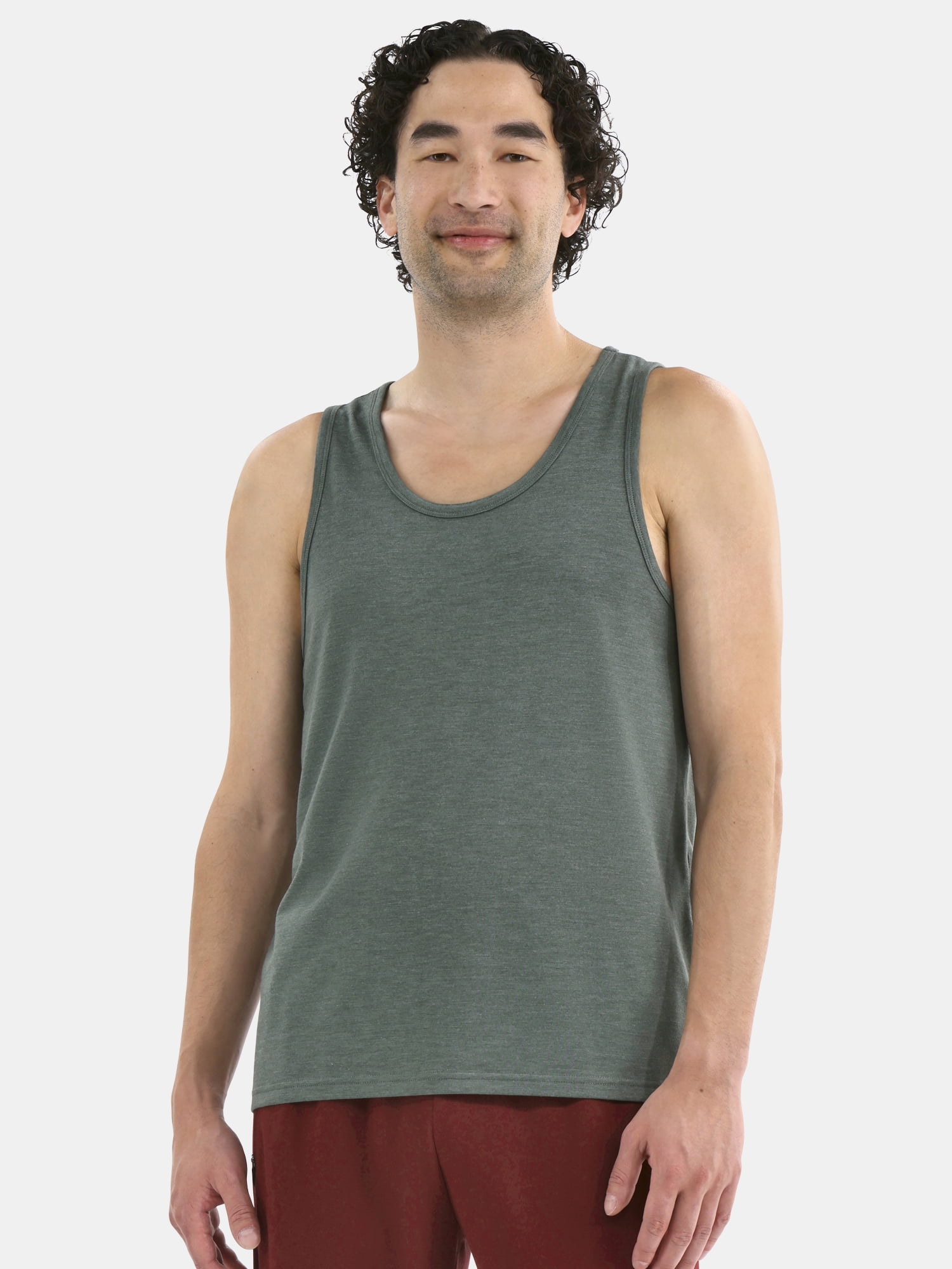 Athletic Works Men's and Men's Big & Tall Tri-Blend Tank Top, Sizes XS ...