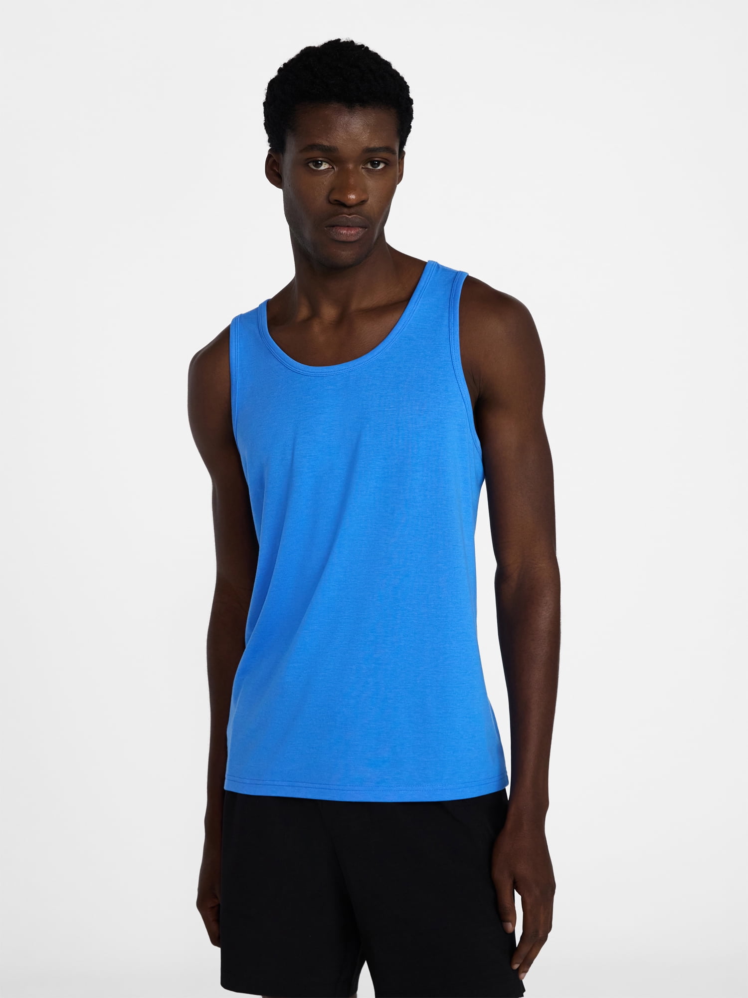 Athletic Works Men's and Men's Big & Tall Tri-Blend Tank Top, Sizes XS ...