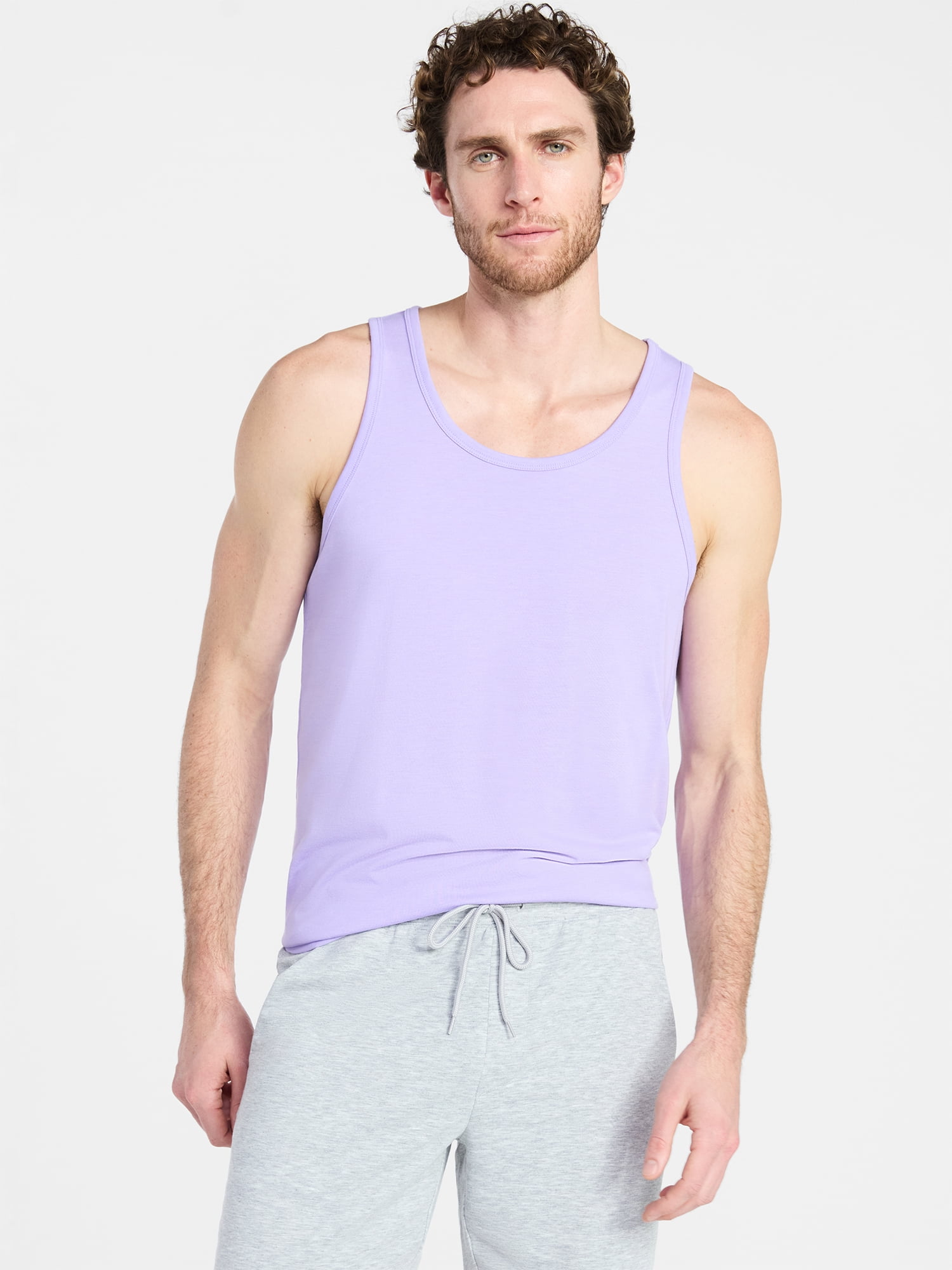 Athletic Works Men's & Big & Tall Men's Tri-Blend Tank Top, Sizes XS ...