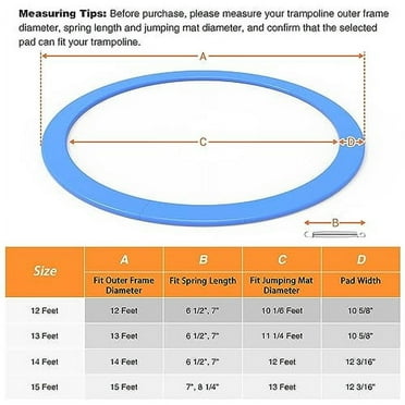 Super Trampoline Replacement Safety Pad Fits for 11' Round Frames ...