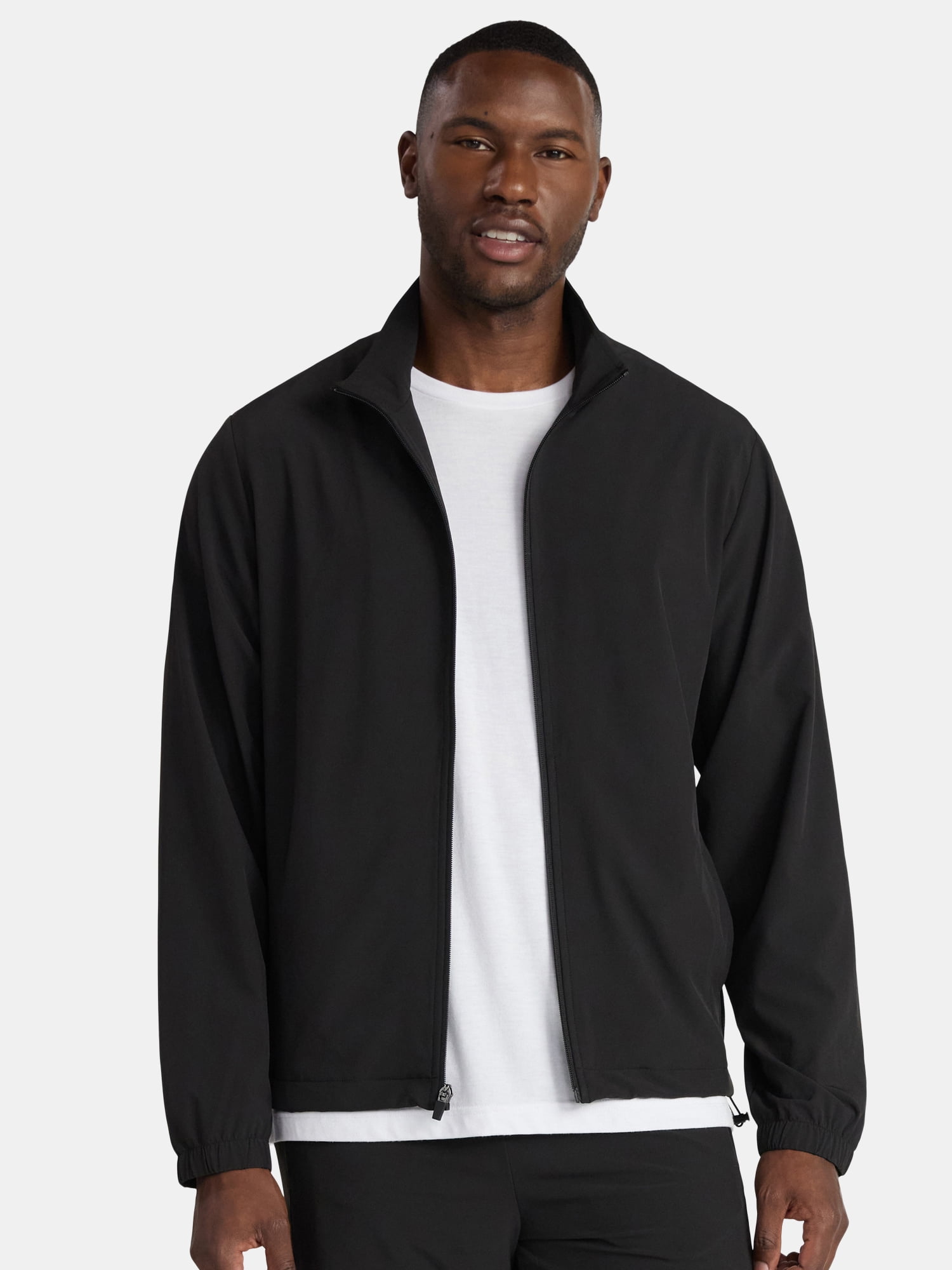 Athletic Works Men's and Big Men's Woven Track Jacket, Sizes S-3XL ...