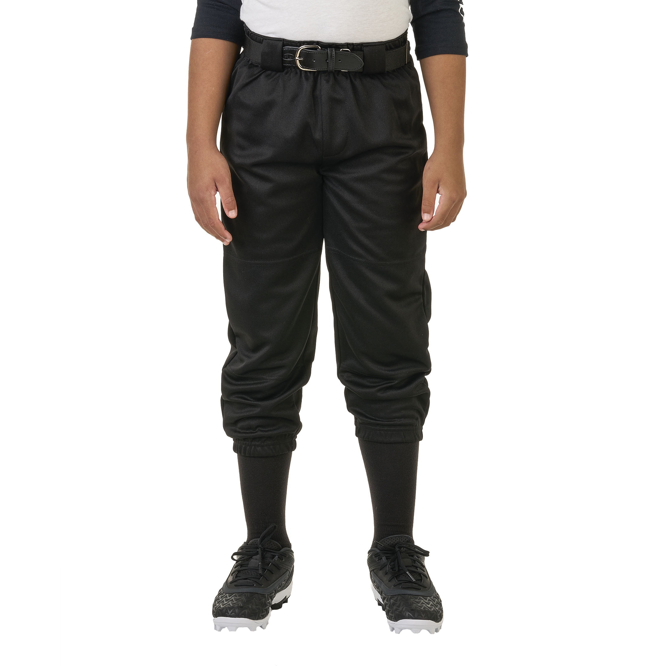 Athletic Works Youth Baseball/Softball Pants, Black, Unisex, Size M ...