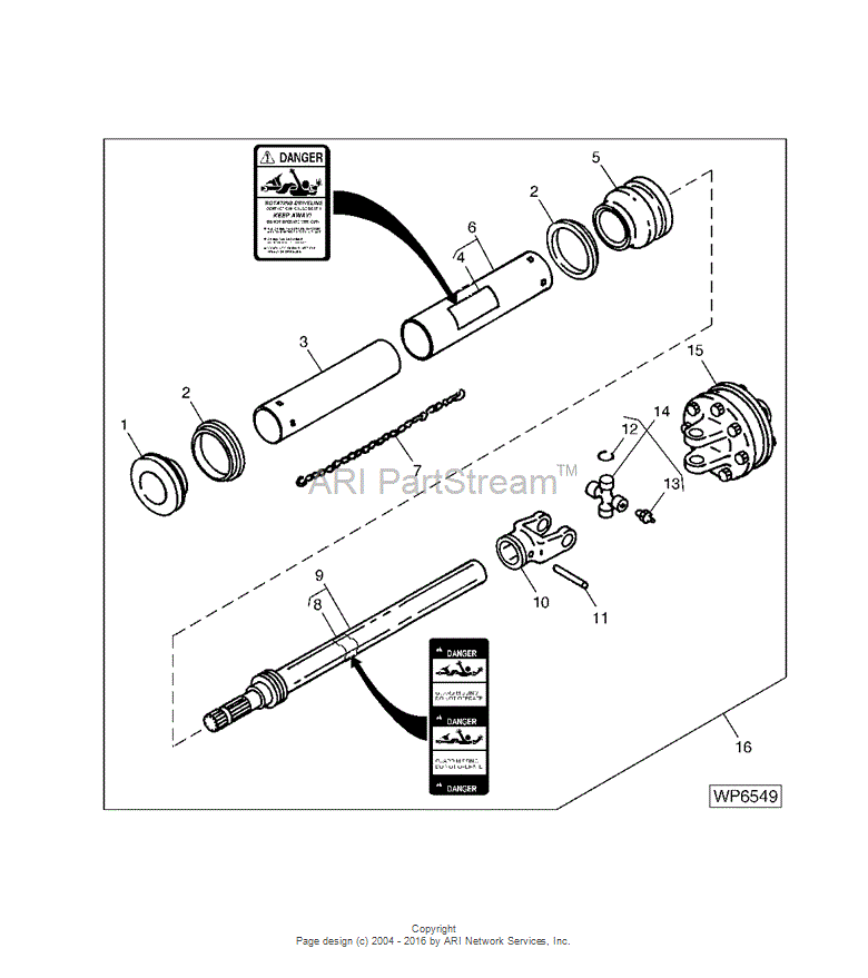 AW28554 CROSS KIT fits JOHN DEERE (New OEM) - Walmart.com