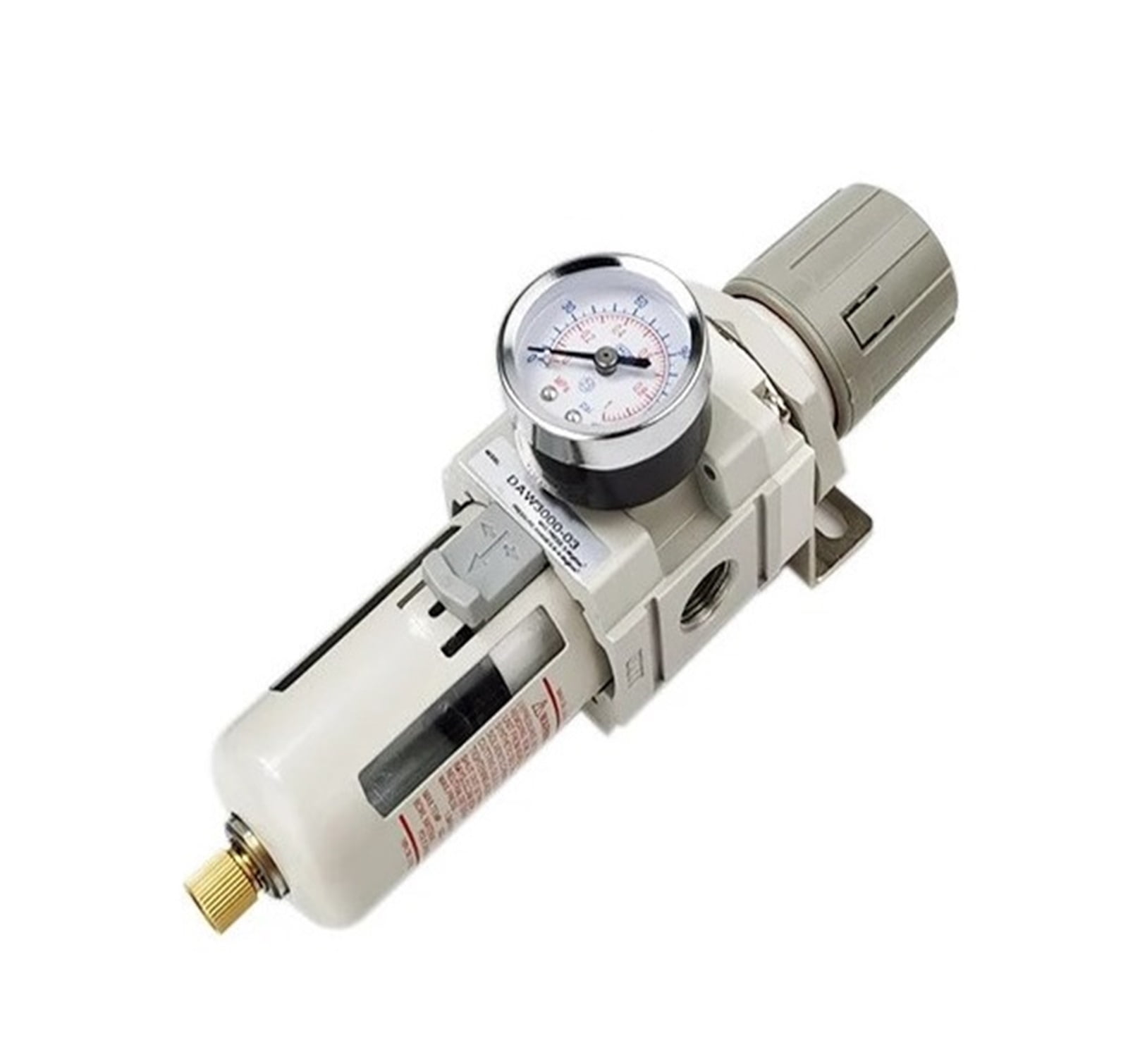 AW3000-03 Air Oil Water Seperator Filter, G3/8'' Air Pressure Regulator ...