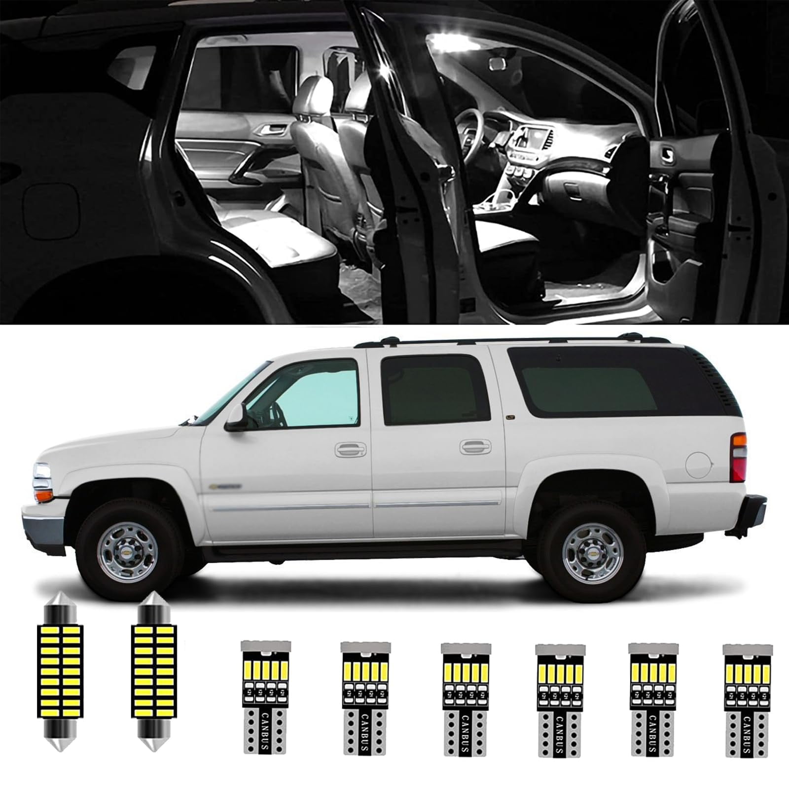 AWALITED 16pcs Suburban Interior IFF17 LED Lights Kit Super Bright LED ...
