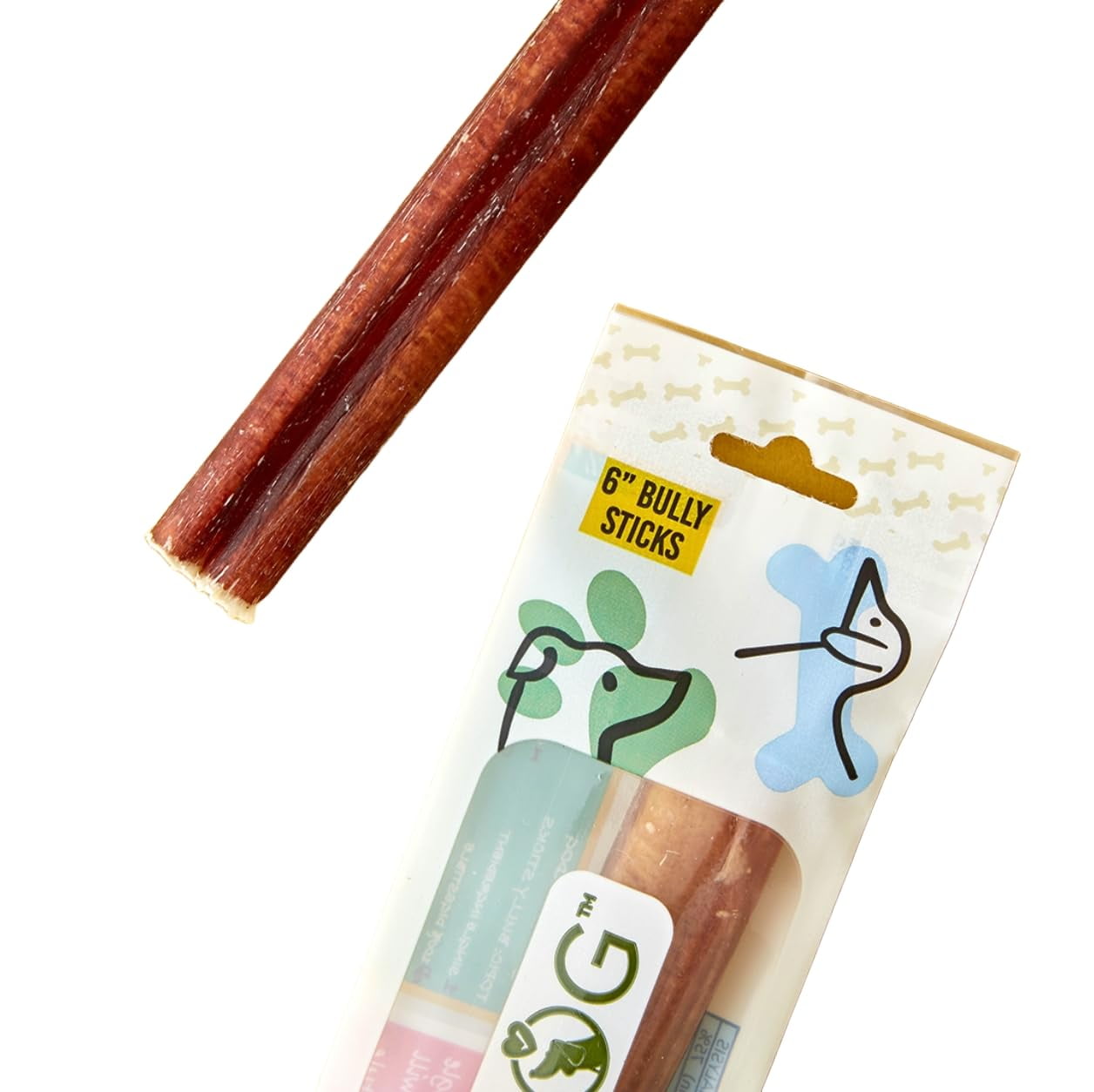 AWARDOG 6 Inch and MSF2 12 Inch Bully Sticks for Dogs- Single Package ...