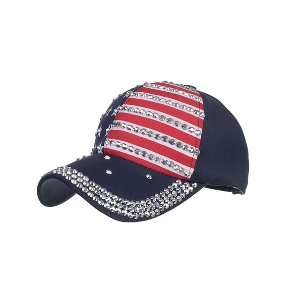 AWASD American Flag Star Print Baseball Cap for Women Men, 250th ...