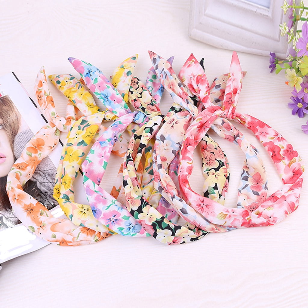 AWASD Boho Style Floral Headbands for Women, Fashion Small Flower ...