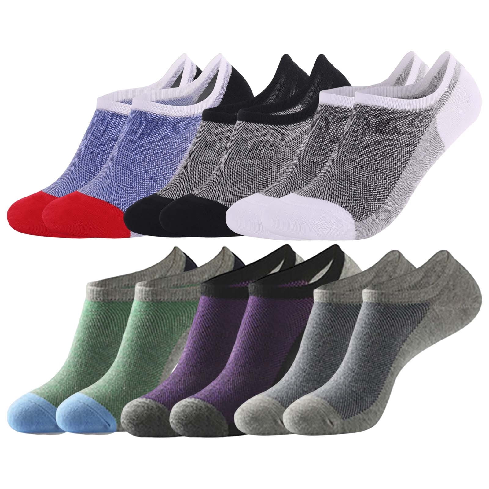 AWASD Casual Cotton Socks for Men Women Comfortable Feeling Socks ...