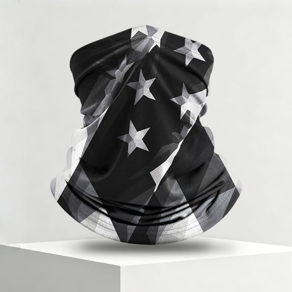 AWASD USA Flag Neck Gaiter Face Masks for Men Women Star Stripe Print ...