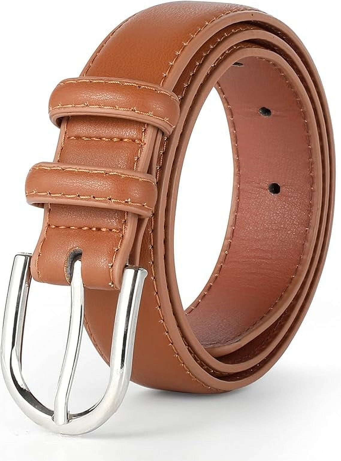AWAYTR Kids PU Leather Belt - Adjustable Durable Belt for Boys and ...
