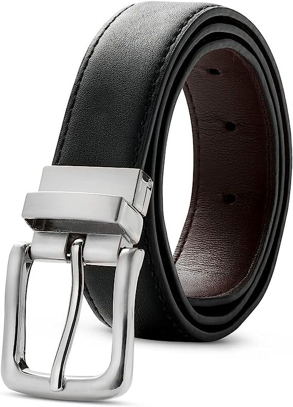 AWAYTR Kids Reversible Belt - Durable PU Leather Belts for Boys and ...