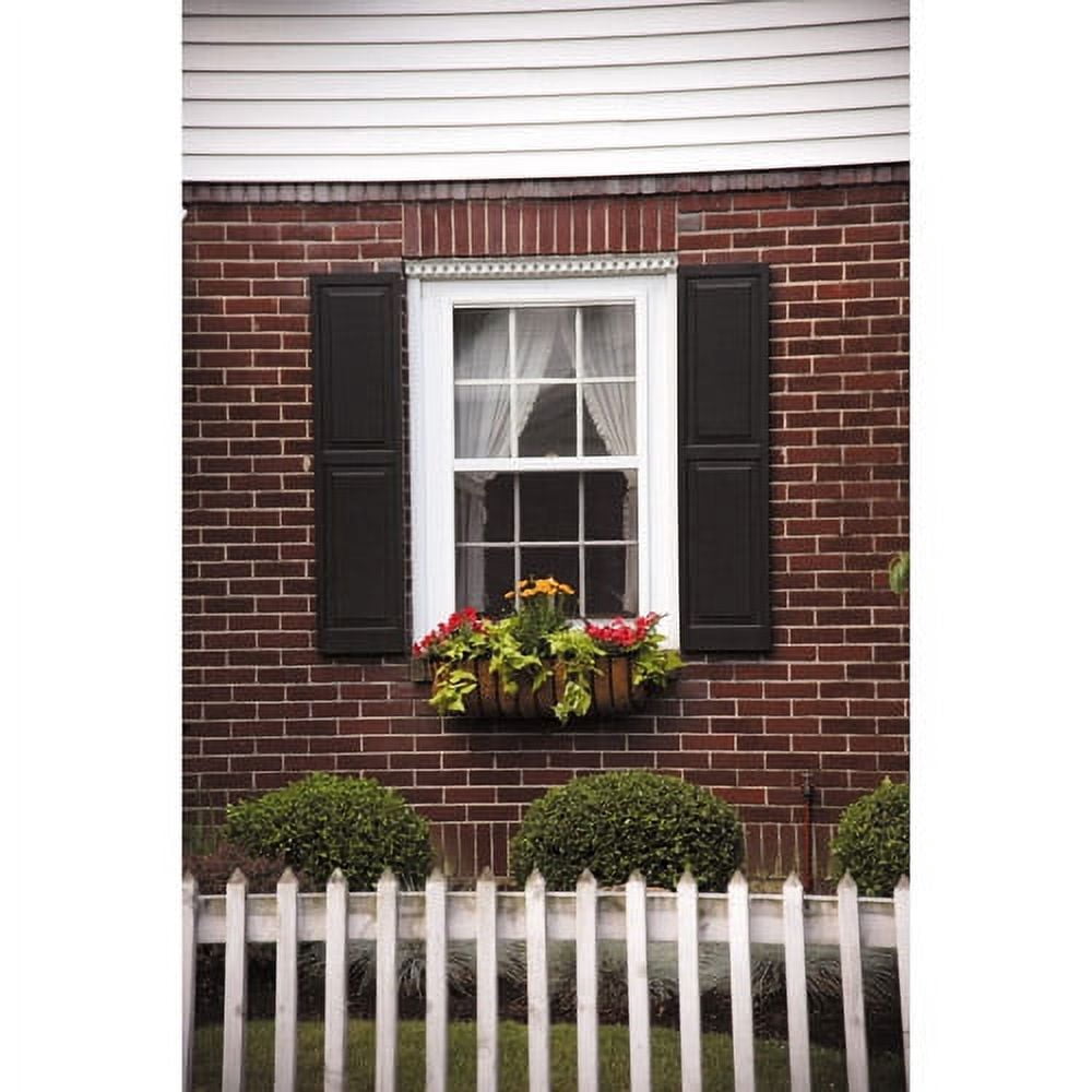 AWC Exterior Window Shutters 15"wide x 47"high Raised Panel Pair ...