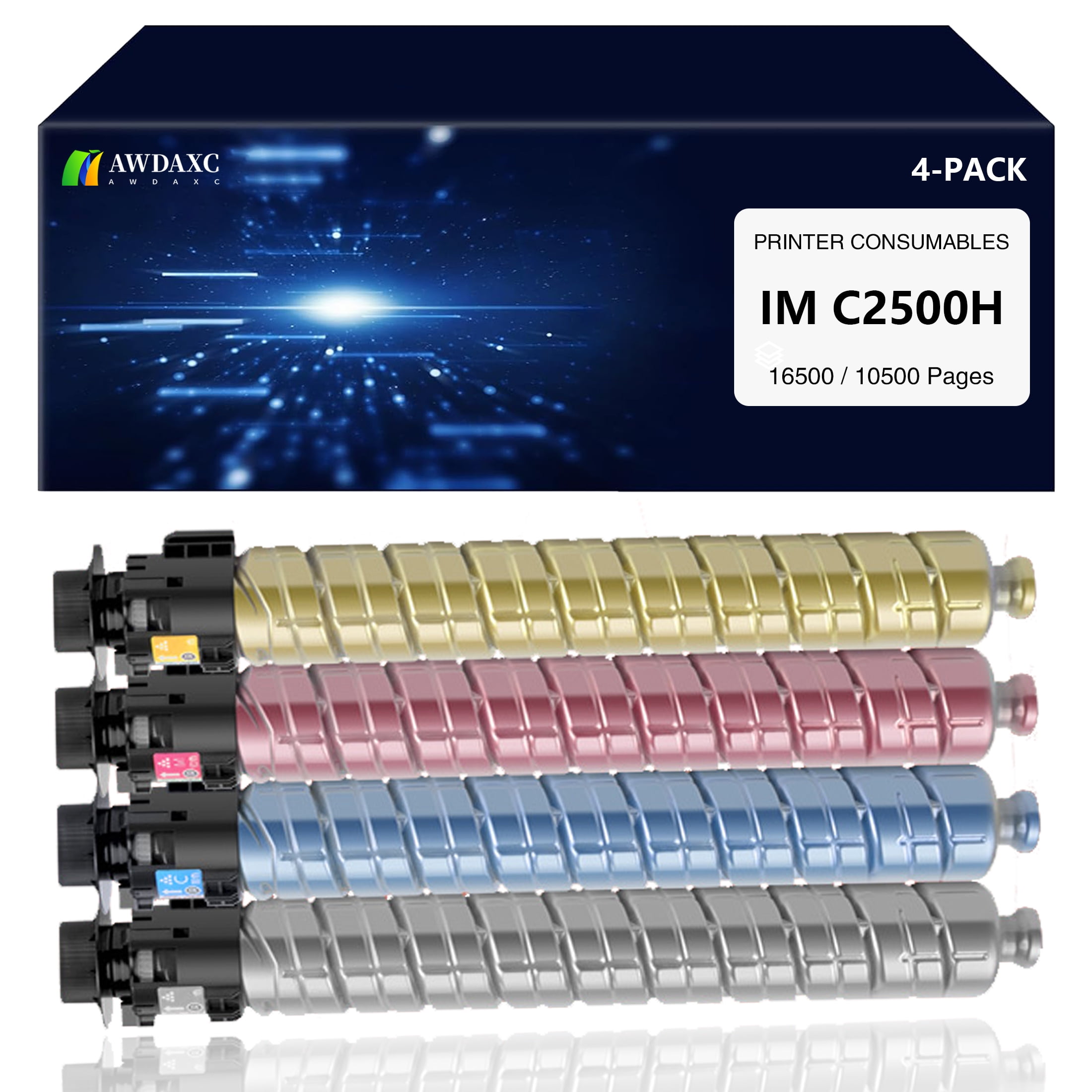 AWDAXC Compatible Toner Cartridge for Ricoh IM C2500H，Suitable for for ...