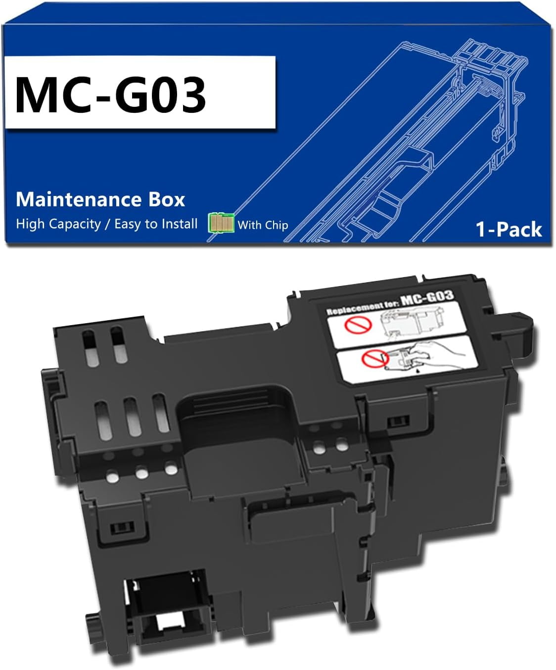 AWDAXC MC-G03 Maintenance Cartridge MCG03 Waste Ink Collector Compatible for Canon MAXIFY GX4030 ...
