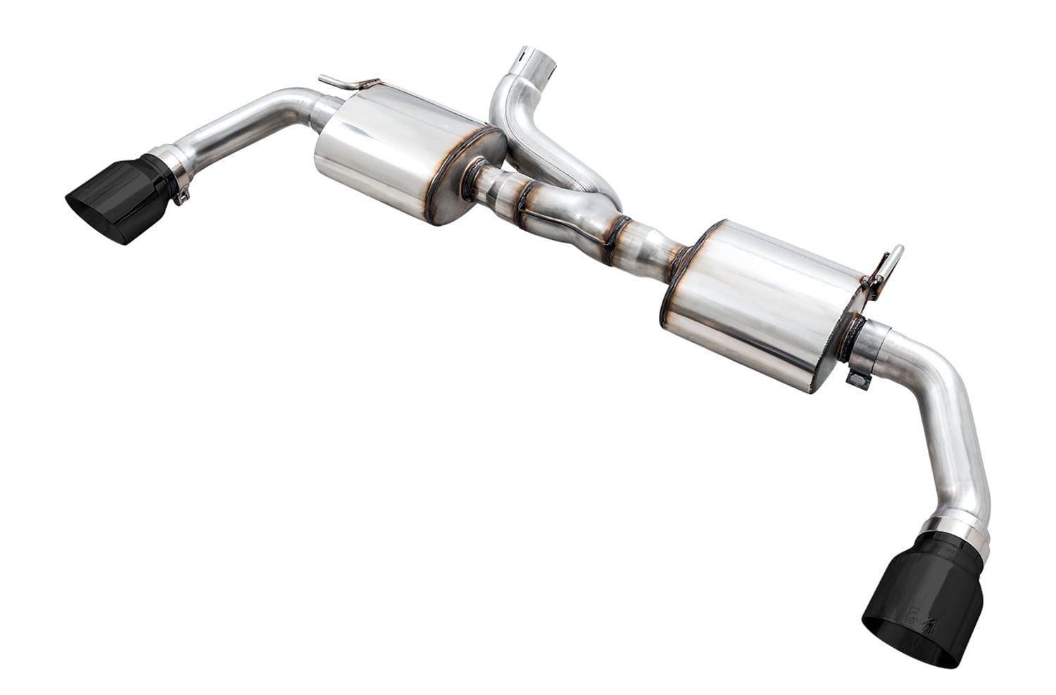 AWE 3015-33003 Tread Edition 304 SS Axle-Back Exhaust System with Split ...