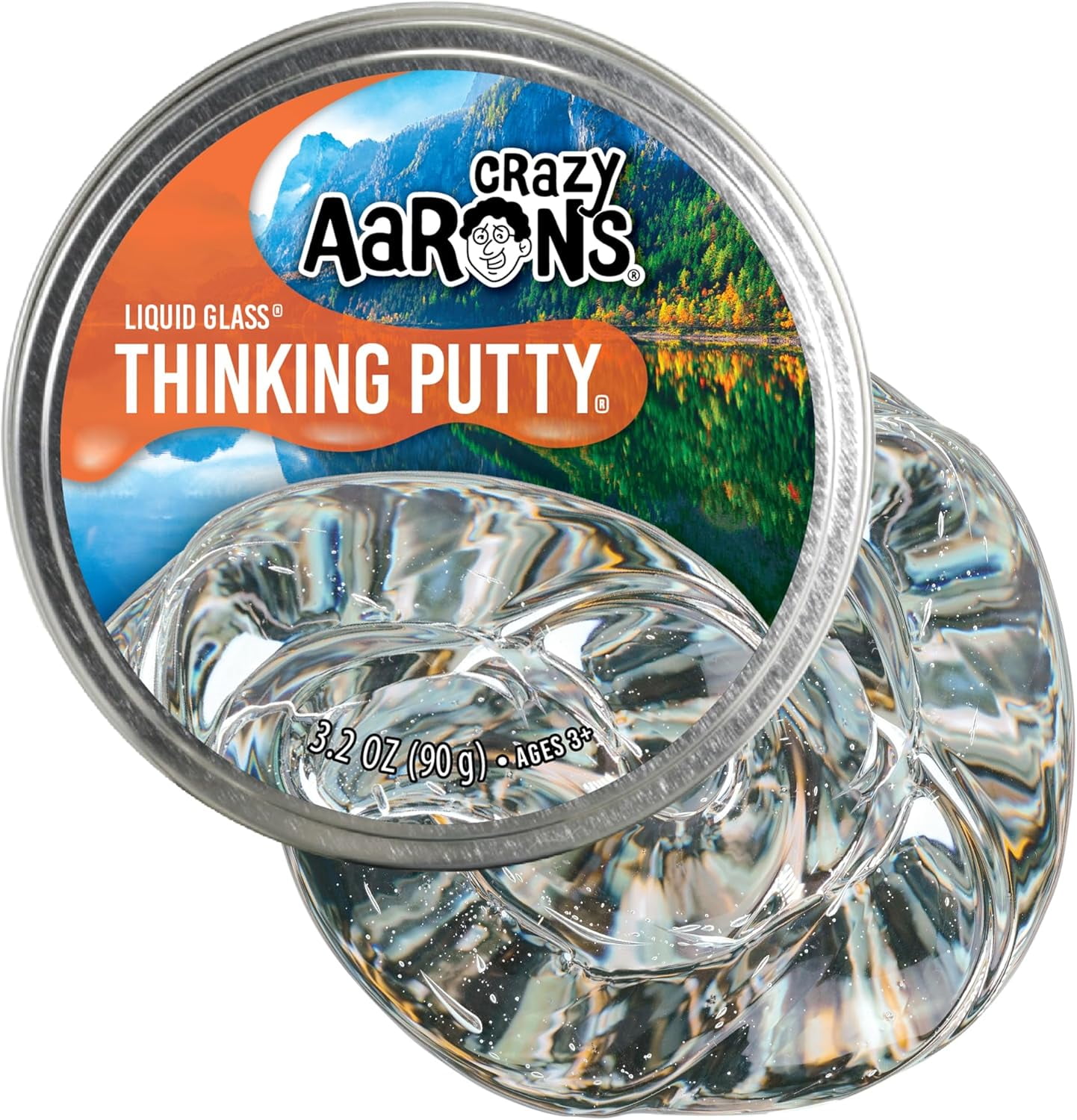 AWE Thinking Putty - Liquid Glass - See-Through Putty for Kids and ...