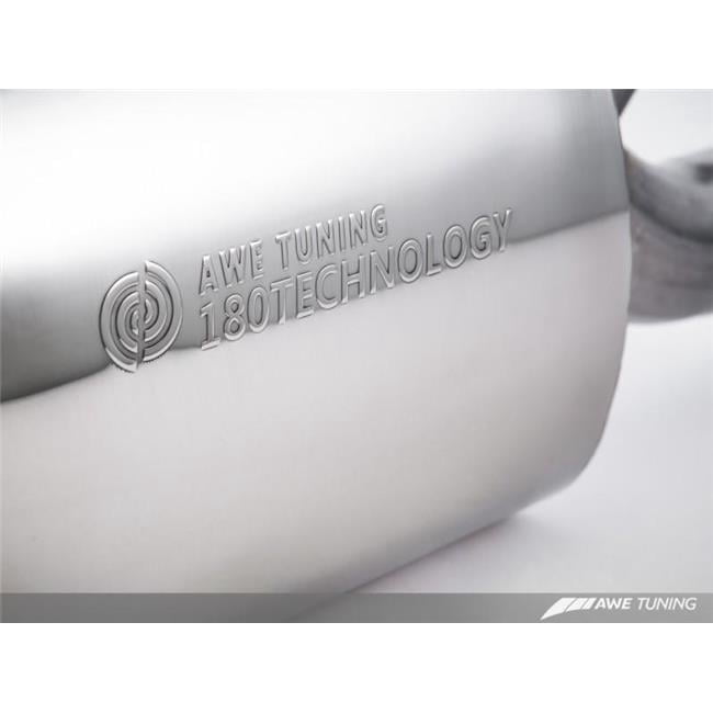 AWE Tuning 102 mm Exhaust System with Polished Tips for Audi B8.5 S5 3 ...