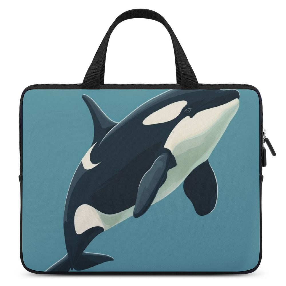 AWERP Cartoon Orca Whale Profile Picture Laptop Carrying Bag Diving ...