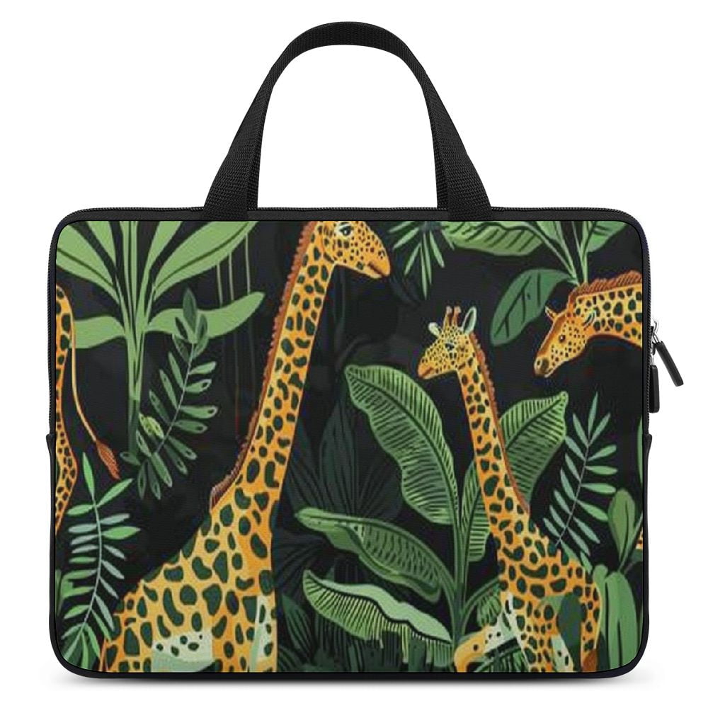 AWERP Leopard Tropical Jungle Cheetah Palm Leaves Plant Leaf Laptop ...