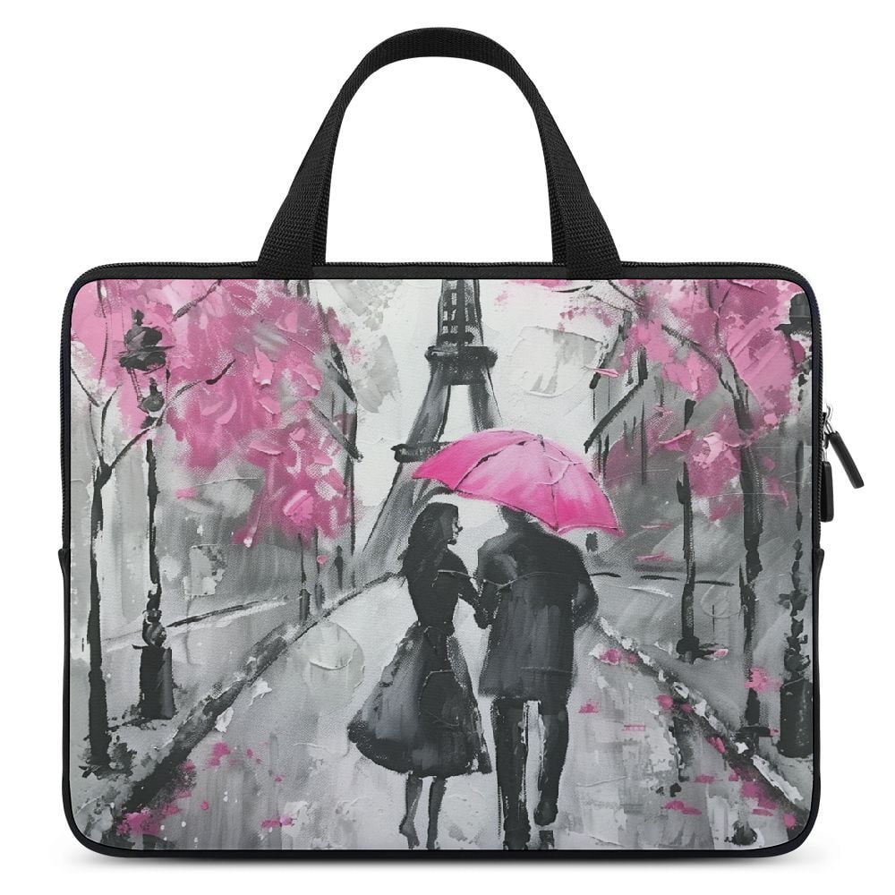 AWERP Pink Umbrellas Laptop Bag Diving Fabric Computer Protective ...