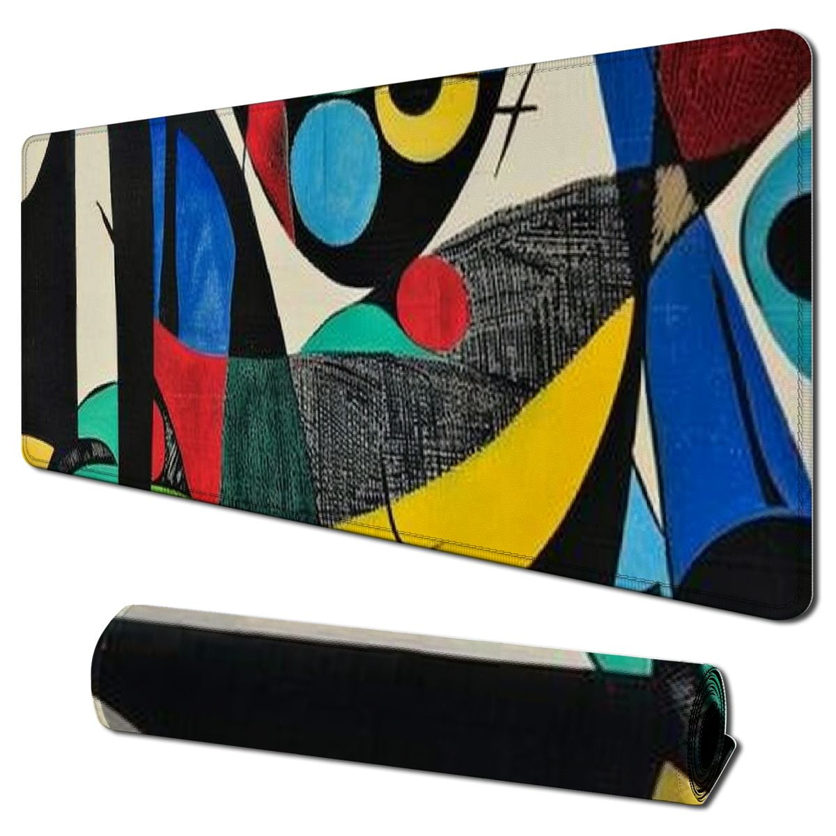 AWERP Surrealism Art Graffiti of All Colors Large Gaming Mouse Pad for ...