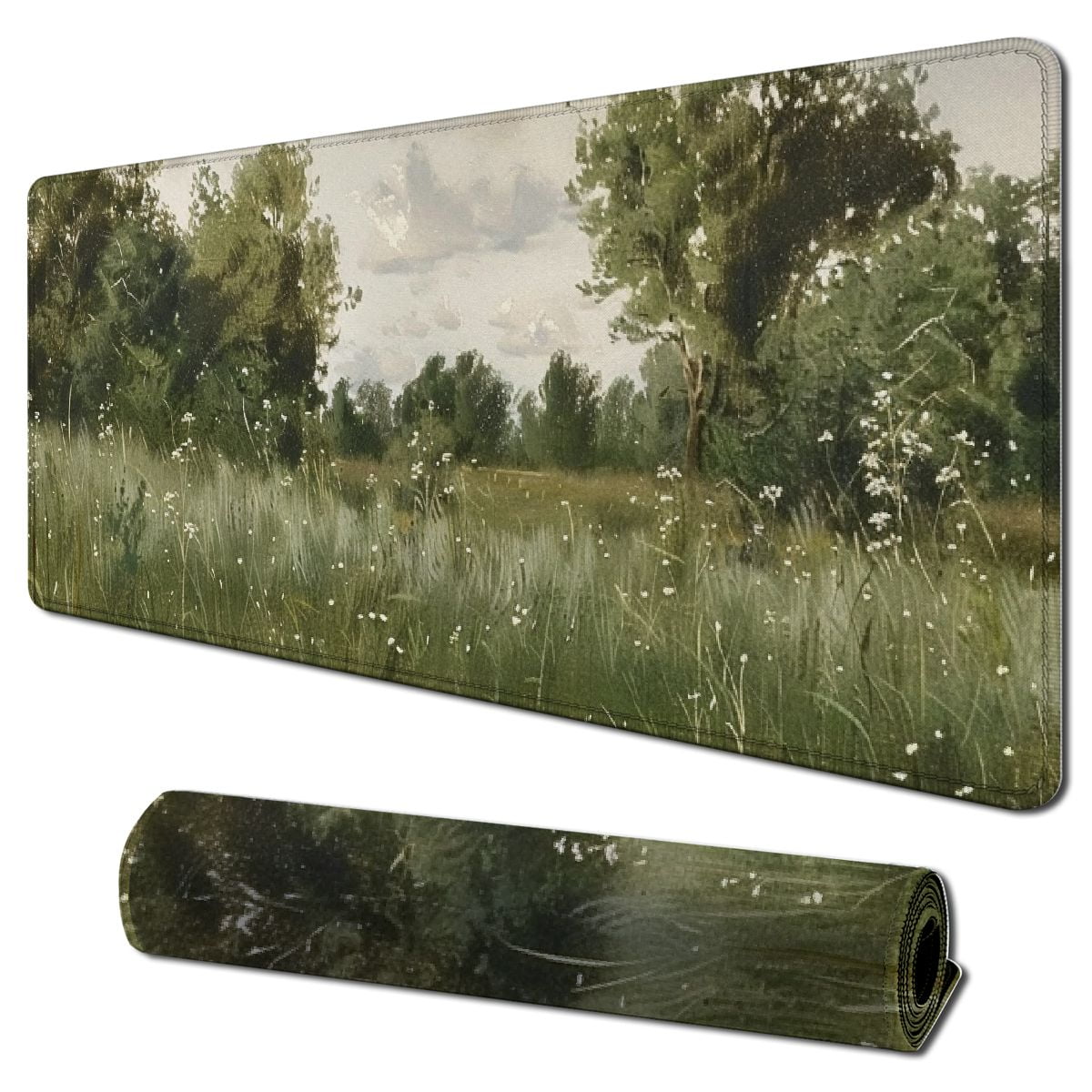 AWERP Wilderness Field Nature Scenery Gaming Mouse Pad 31.5x11.8 in ...