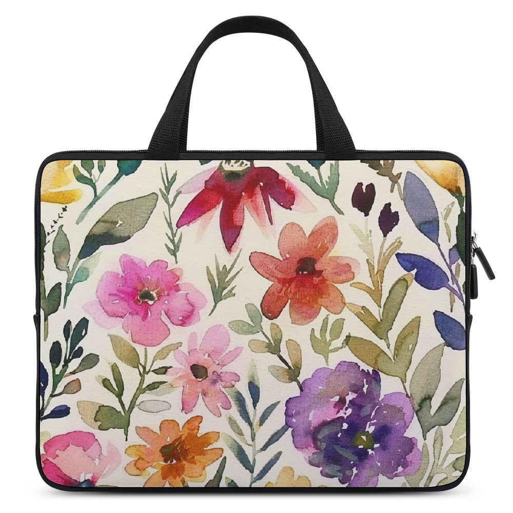 AWERP Wildflowers Floral Colorful Watercolor Poppy Cornflower and ...