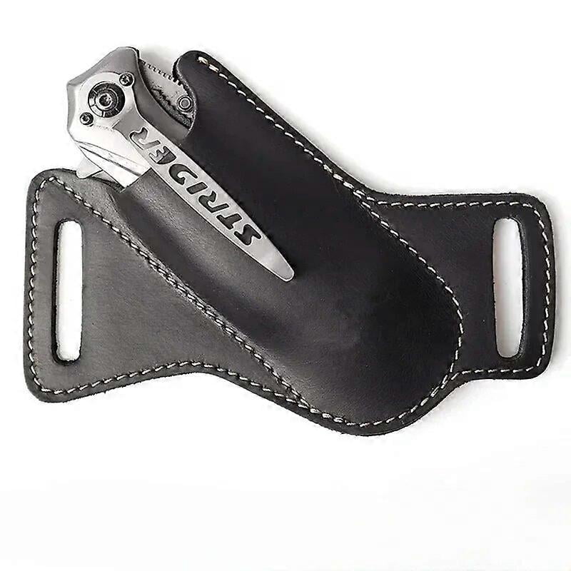 AWESHADES Leather/Cowhide Folding Knife Sheath for Belts Knife Cover ...