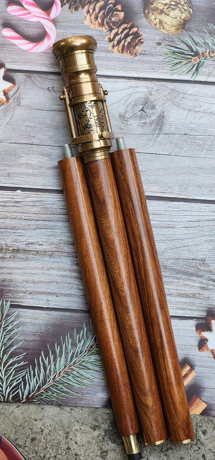 AWF Steampunk Cane, Telescopic Walking Staff, Unique Design Cane with ...