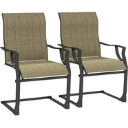 Magic Union Set of 2 Cast Aluminum Patio Dining Chairs, All-Weather ...
