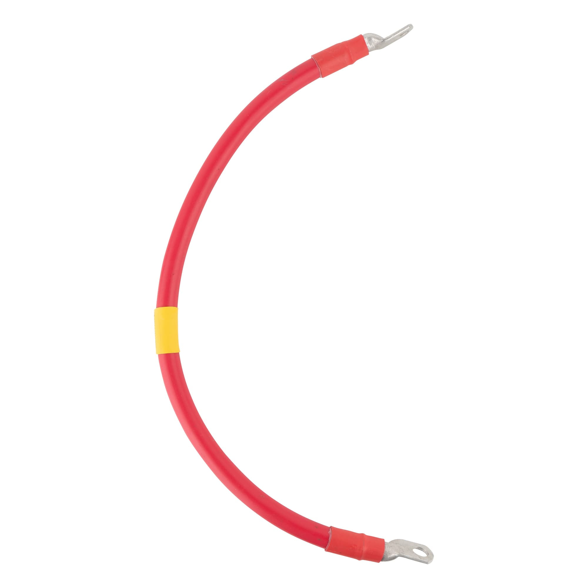 BIAF AWG #1/0 Red Battery Interconnect Cable 18" with 3/8" Lugs ...