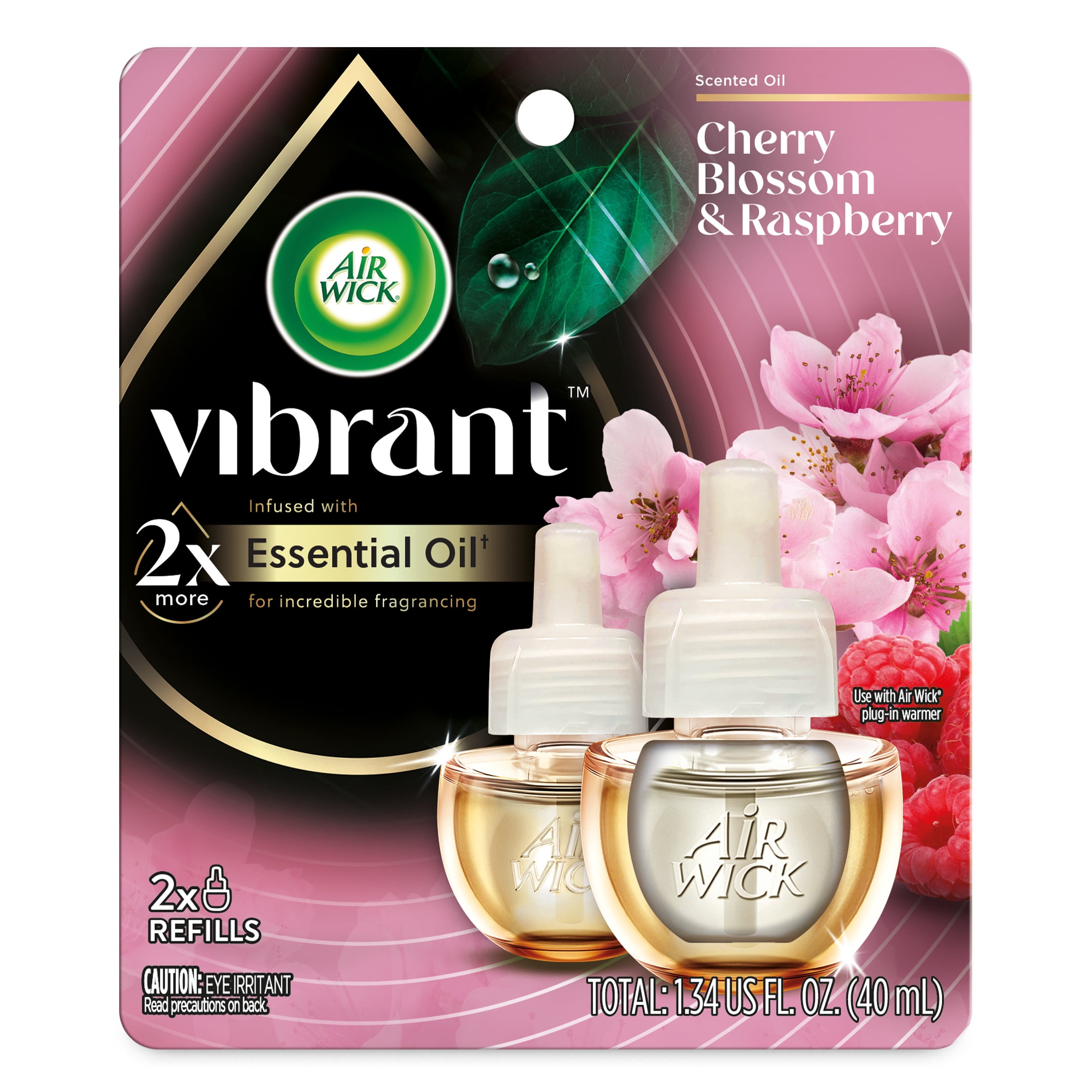 Air Wick Fragrance Infused Essential Oil Plug-in Refill Cherry Blossom ...