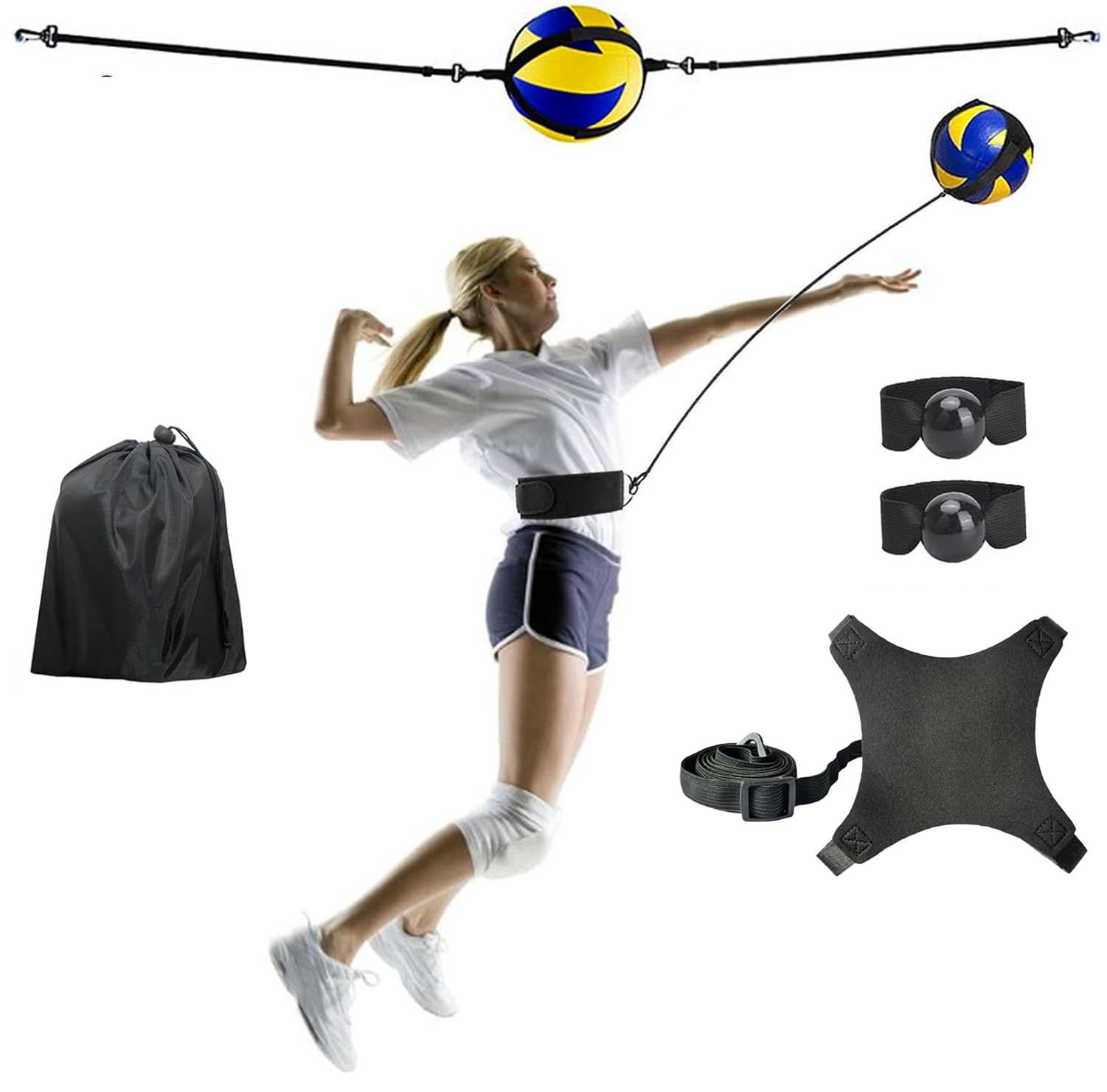 AWINQQY Volleyball Training Equipment Set, Volleyball Accessories ...