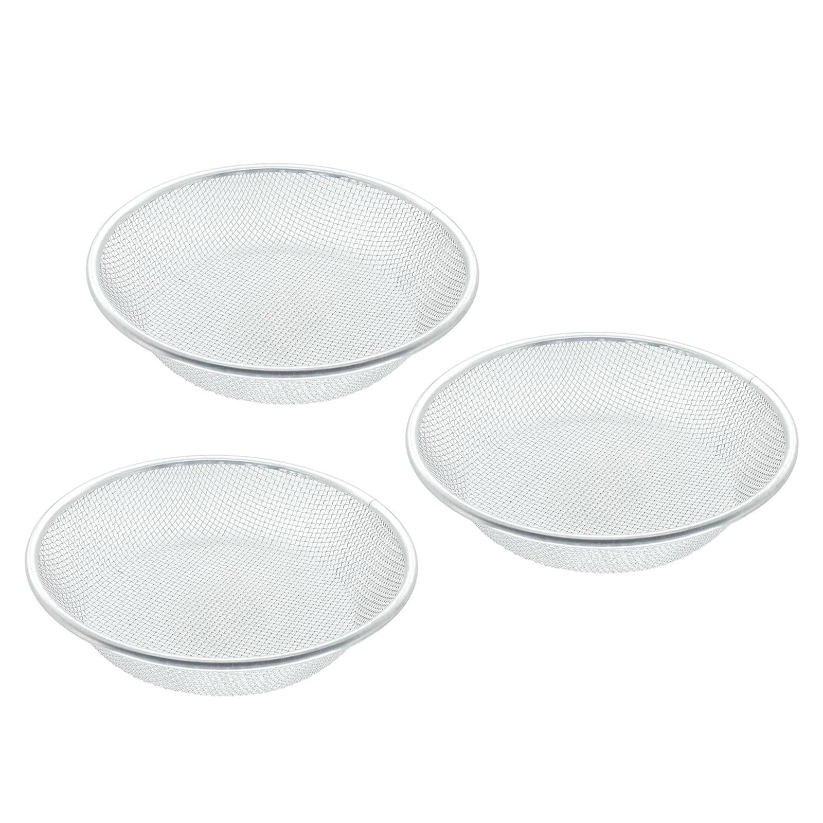 AWJUWHBJ3 Pieces Garden Soil Sifter Set Heavy Duty Metal Compost Sieve ...