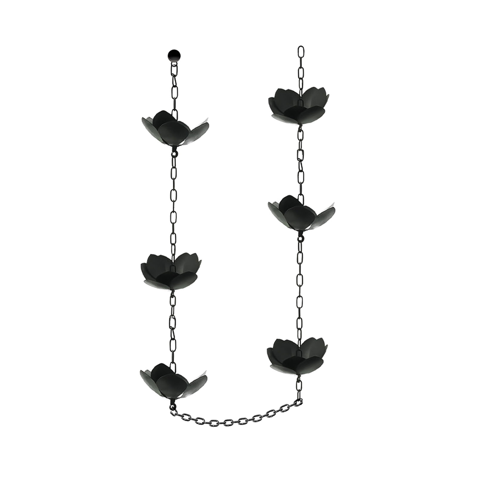 AWJUWHBJRain Chain Flower Rain Chain Set Rust Resistant Rainchain ...