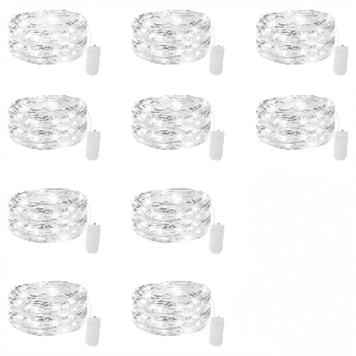 AWLYLNLL 10 Pack Mini LED Fairy Lights, Battery Powered, Indoor ...