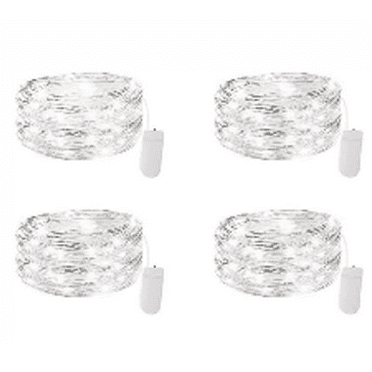 Snowflake String Lights, 33 ft LED String Lights with 2 Modes, Battery ...