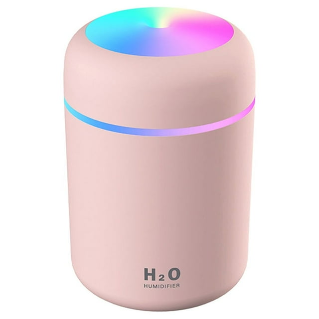 AWLYLNLL Colorful Cool Mini Humidifier, USB Personal Desktop Humidifier ...