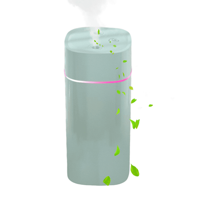 AWLYLNLL 600ml Desk Humidifiers, Quiet Operation, Night Light, Double ...