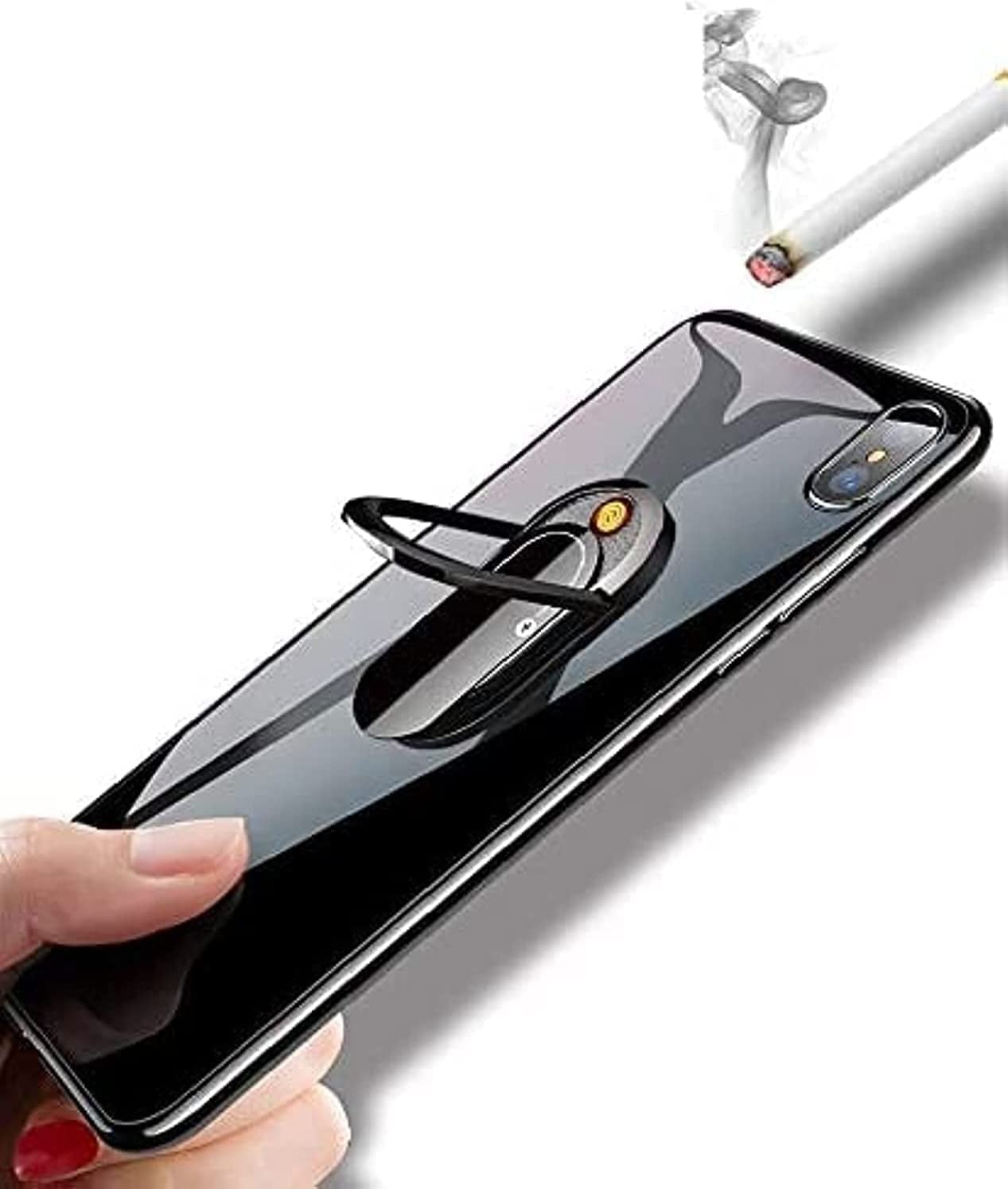 AWOKZA Universal USB Cigarette Electric Lighter for Mobile Phone Holder ...