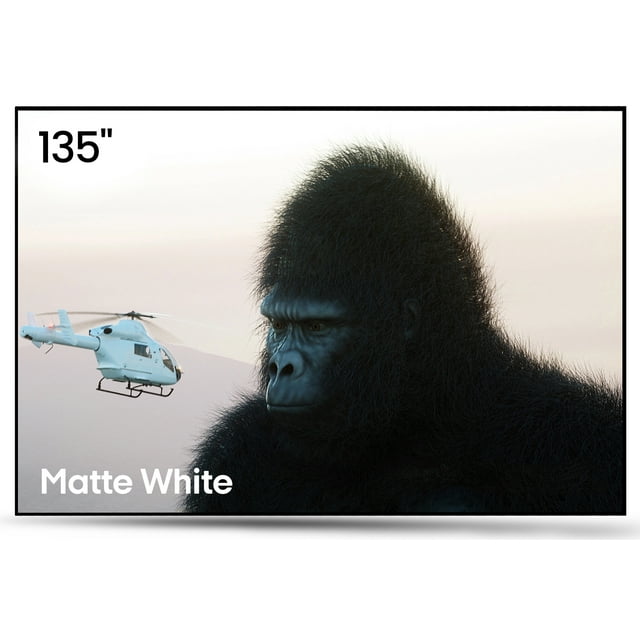 "AWOL VISION 135"" Projector Screen, 16:9, Fixed Frame, Matte White ...